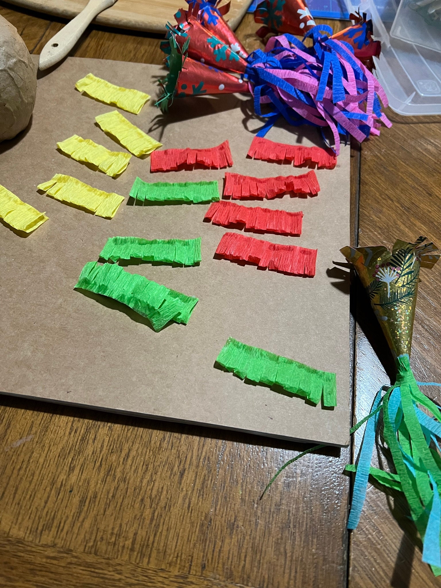 Mini Five Point Star Piñata, Hand Made, Red Points, Blue, Red, and ...