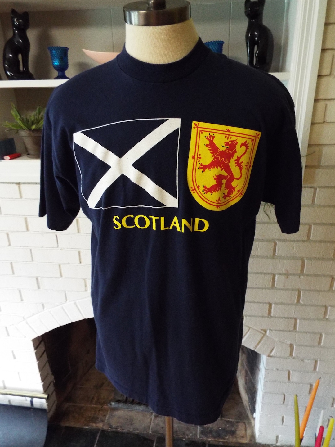 Vintage Scotland T Shirt by Fruit of the Loom - Etsy