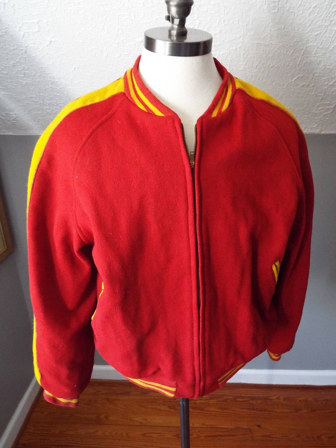 Vintage Men's Varsity Jacket by Maple MFG Company - Etsy