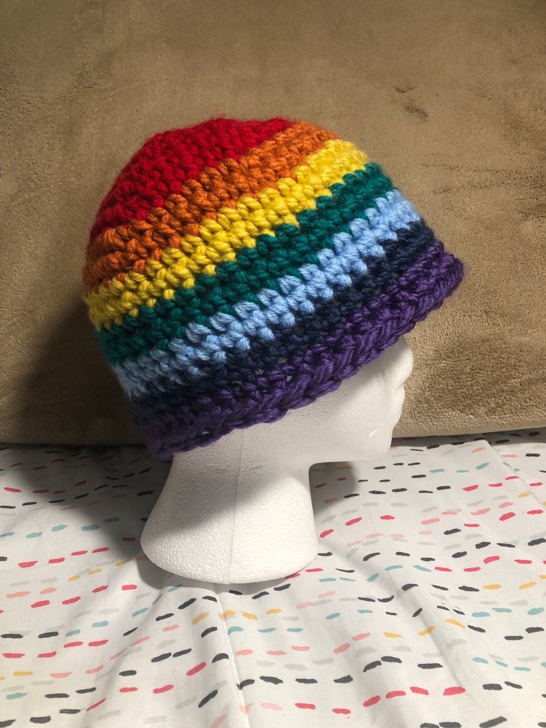 Rainbow Gay Pride Queer Pride Hat Beanie Toque - Etsy