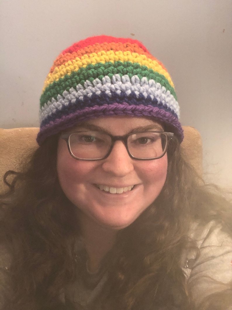 Rainbow Gay Pride Queer Pride Hat Beanie Toque - Etsy