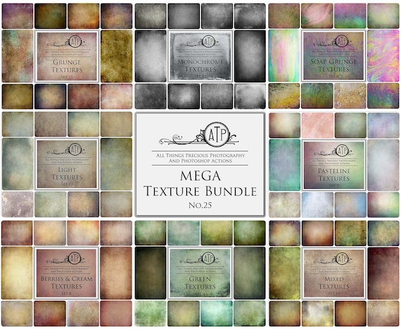 80 Digital TEXTURES, Overlays BUNDLE / No. 25 / Photography, Digital ...