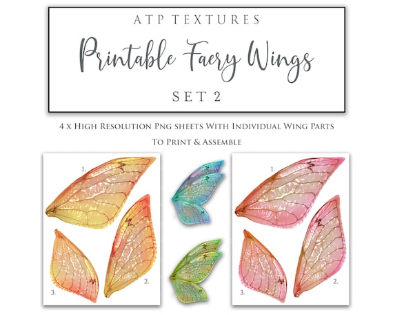 Printable Fairy Wing Template