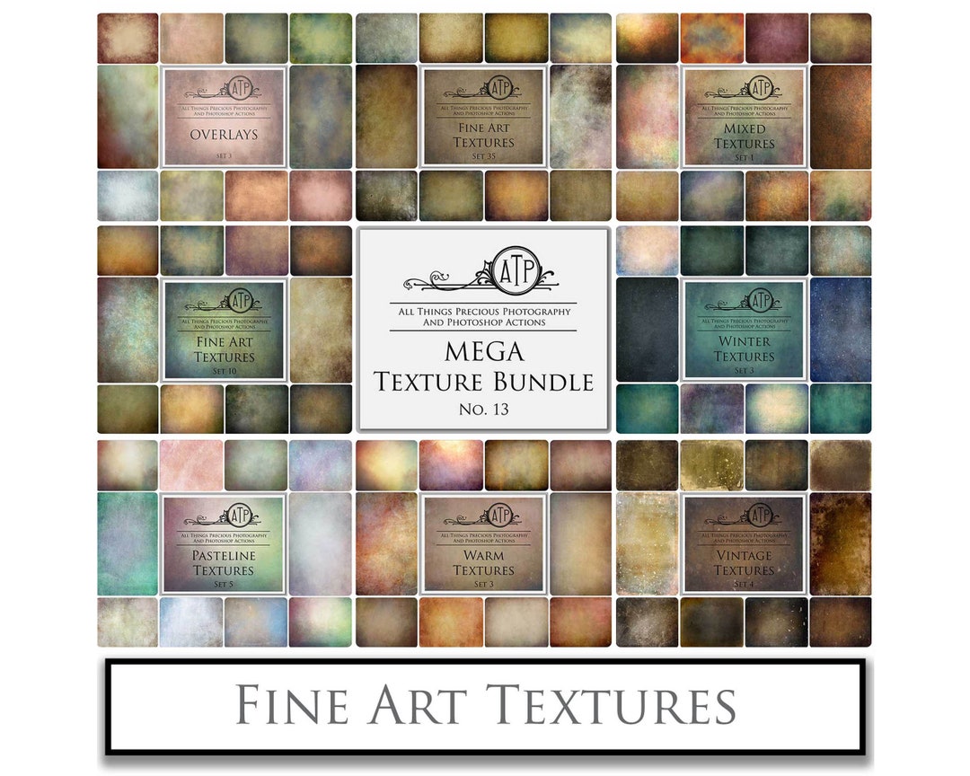 80 Fine Art TEXTURES, Digital BUNDLE / No. 13 / Textured Art, Texture ...