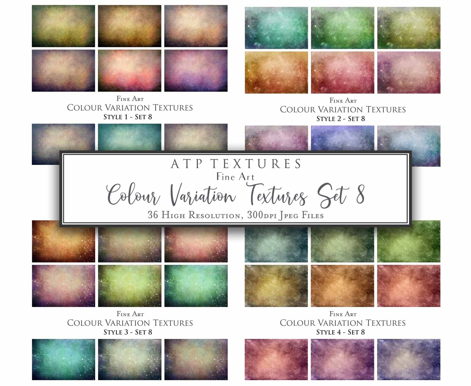 288 TEXTURES Colour Variations BUNDLE No. 1 / Fine Art - Etsy
