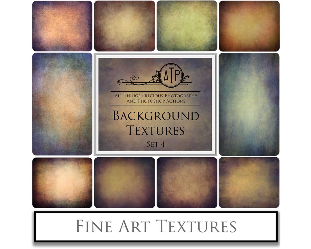 10 Fine Art TEXTURES - BACKGROUND Set 4 / High Res, Textured Backdrop ...