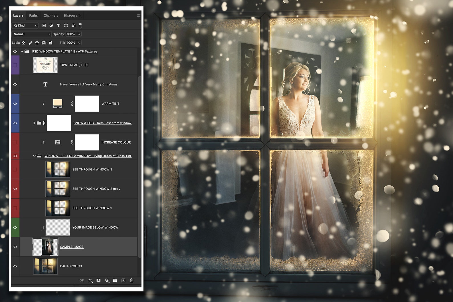 PHOTOSHOP TEMPLATE, Digital Background Window Peek Through Png Clipart ...