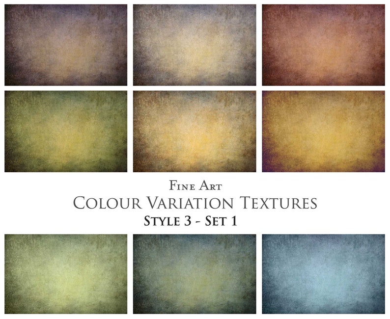 36 FINE ART TEXTURES Colour Variation Set 1 Photo Texture - Etsy
