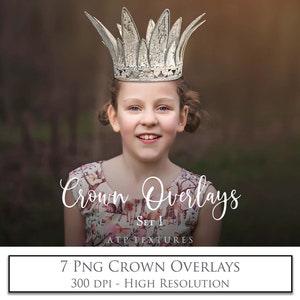 7 Png Clipart Princess CROWN Overlays SET 1, Photography, Scrapbooking ...