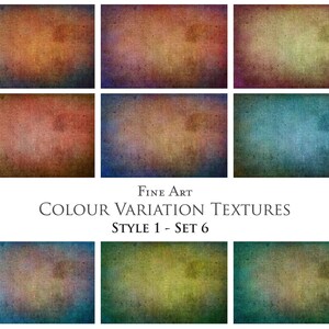 36 FINE ART TEXTURES - Colour Variation Set 6 - Photo Texture ...