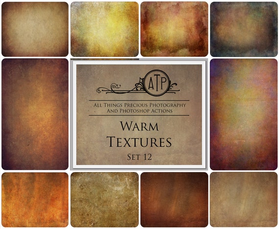 10 TEXTURES - WARM / Overlays Set 12 / Fine Art Photography, Overlay ...