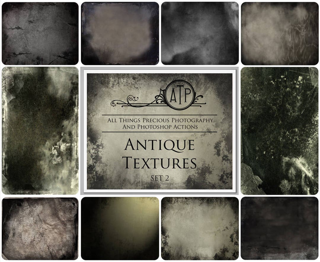 10 Fine Art TEXTURES VINTAGE ANTIQUE Set 2 / Photoshop - Etsy