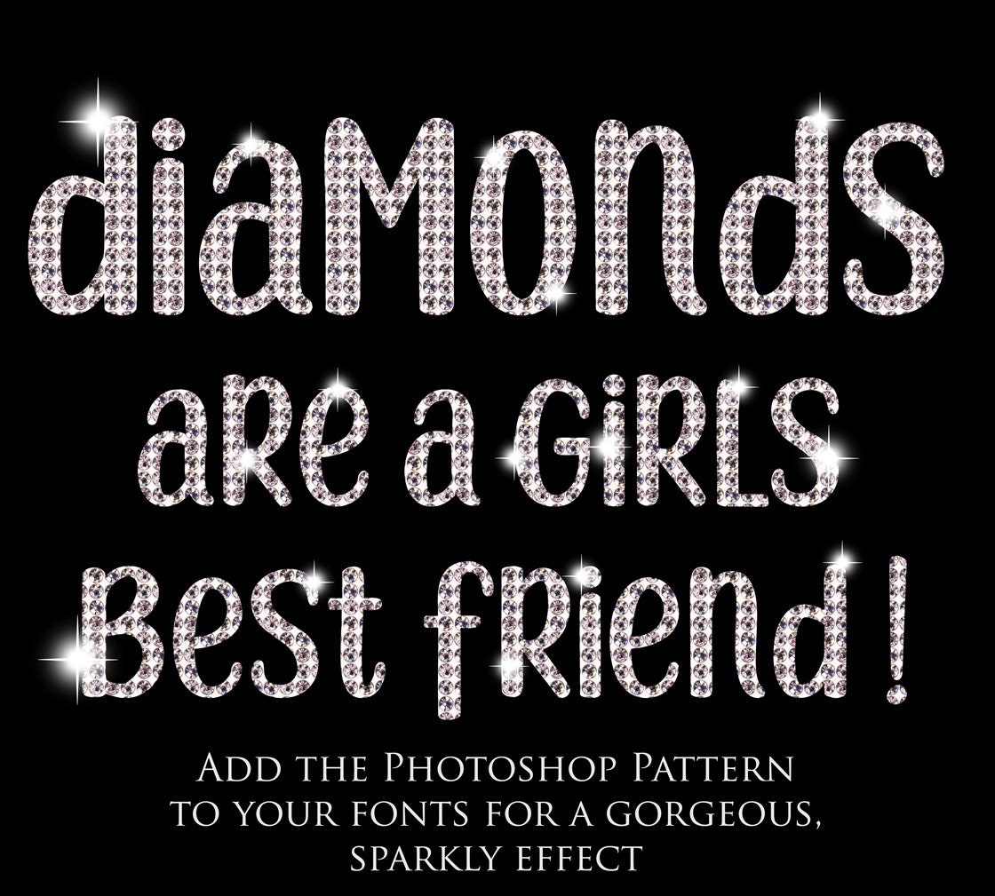 8 SEAMLESS PATTERNS for PHOTOSHOP Diamonds With Templates | Etsy