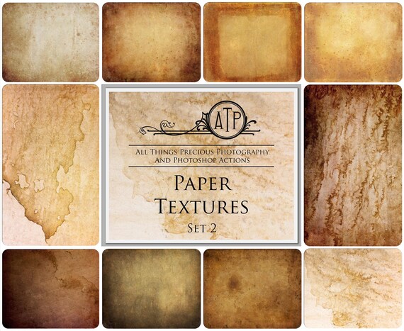 10 Fine Art TEXTURES PAPER Set 2 / Photo Overlay Digital | Etsy