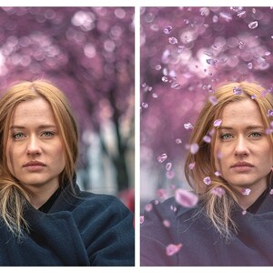 40 Photo Overlays Png - Spring Blossom Overlay / Photo Edit, Falling ...