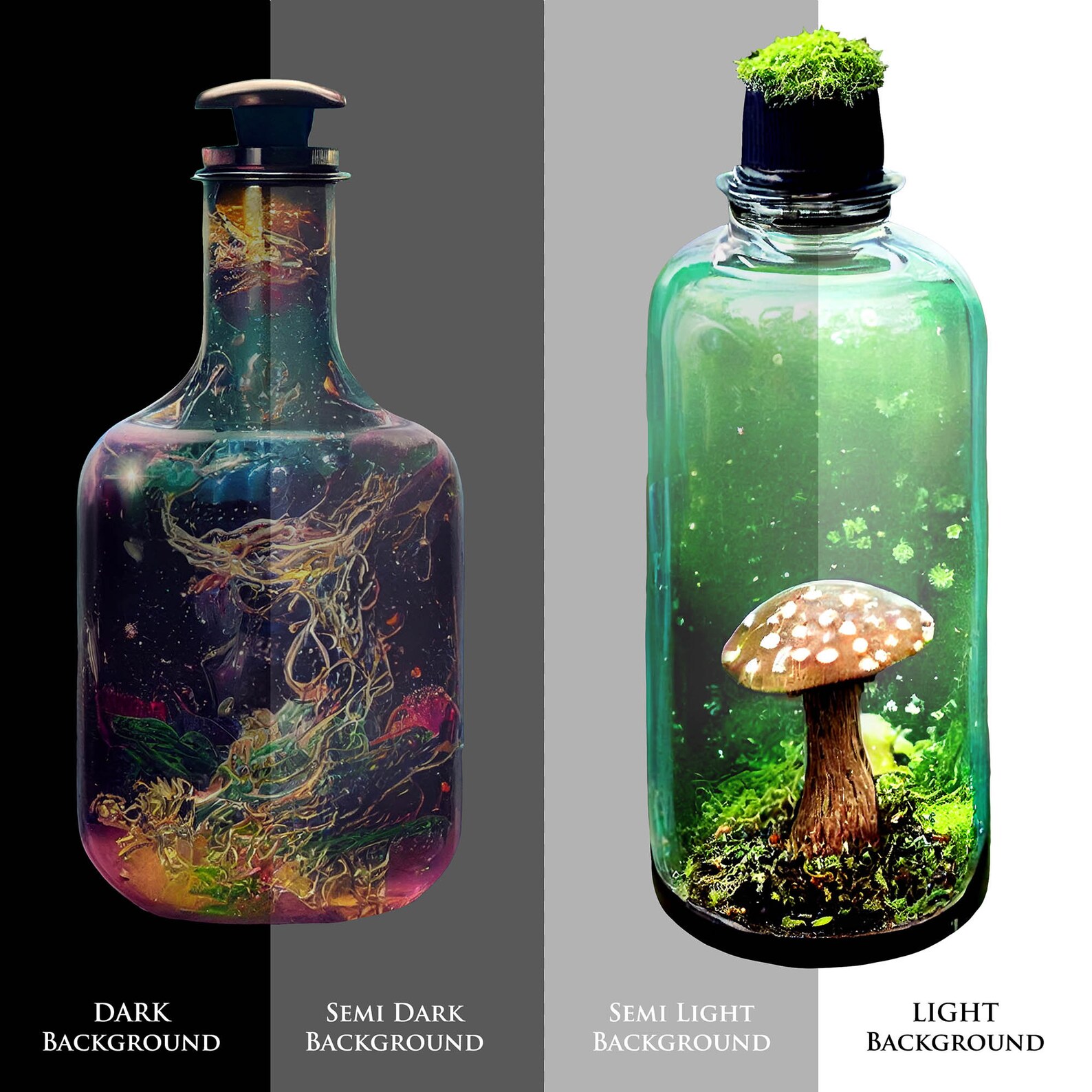 Png Overlays WIZARD POTION BOTTLES Set 2 / Photo Overlay - Etsy