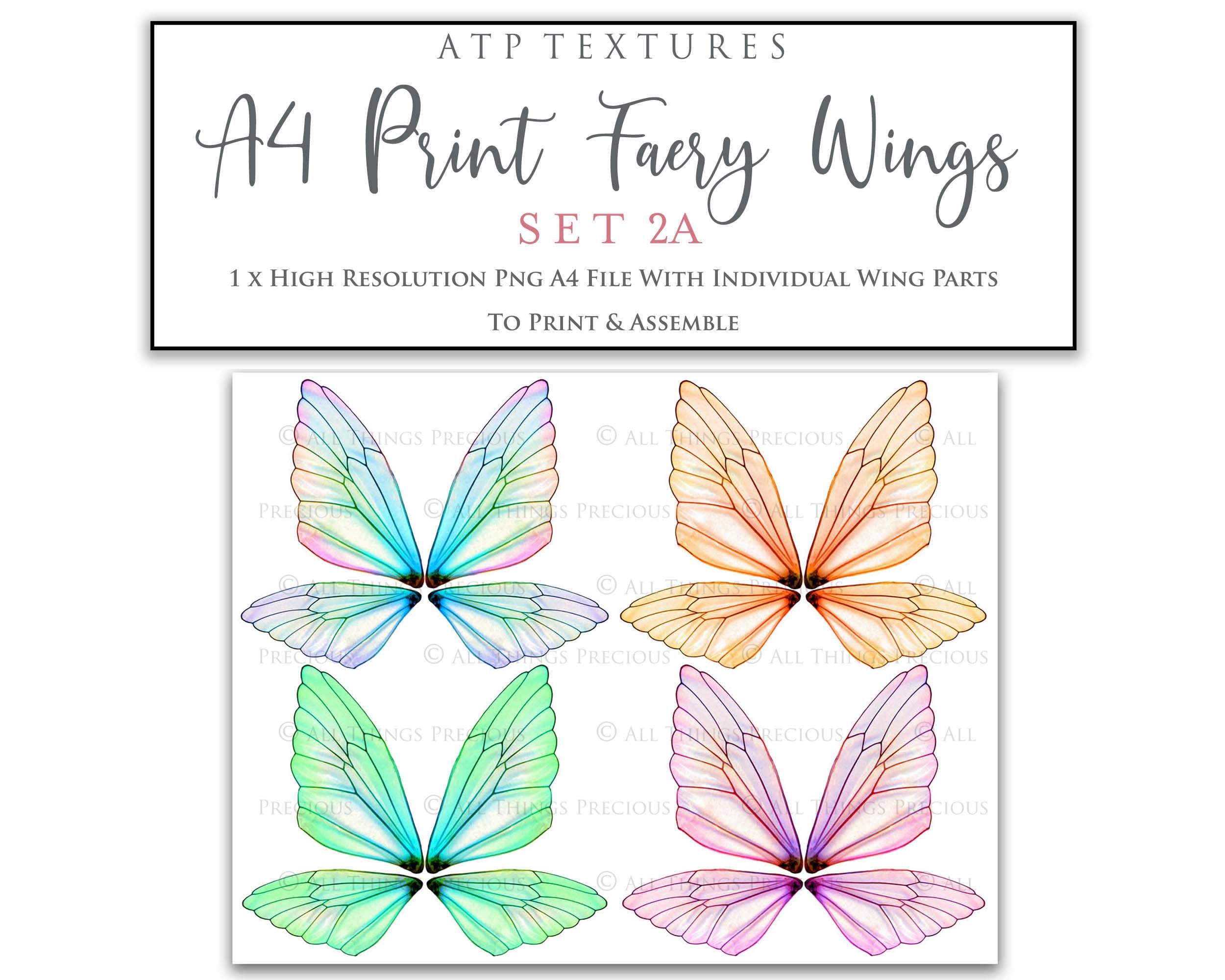Printable Fairy Wing Template