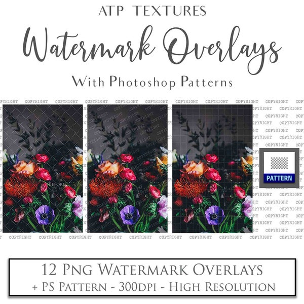 Watermark Grid - Etsy