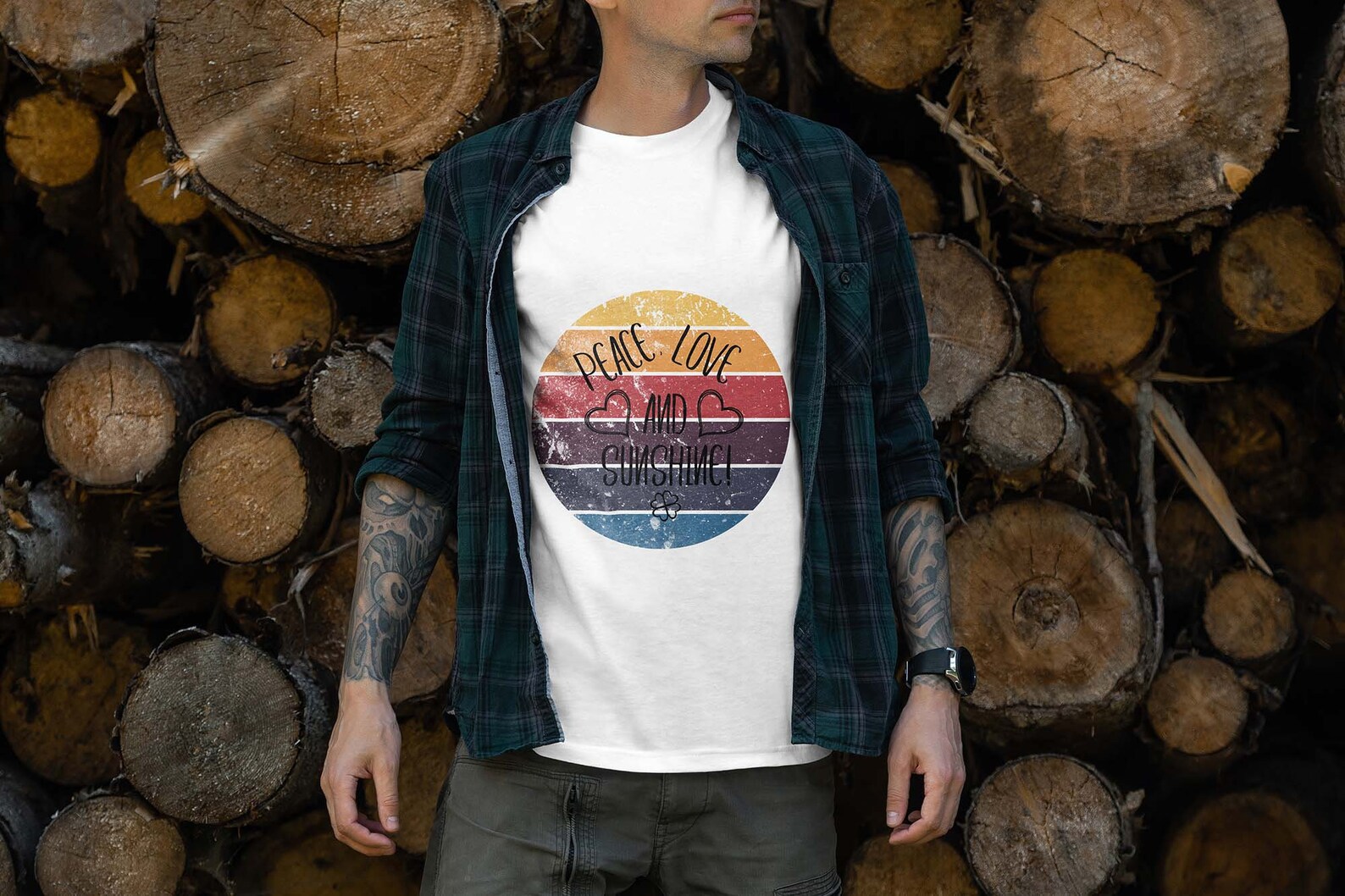 PNG CLIPART, Retro Art, Rainbow, Circle, Round, Grunge, Scrapbooking ...