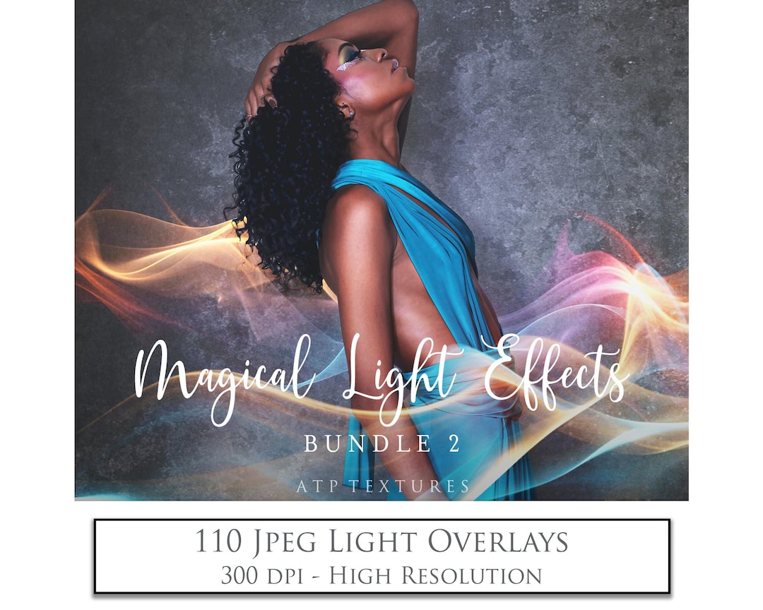 110 Magical Light Effects Set 2 Overlay Bundle, Flare, Photo Overlays ...