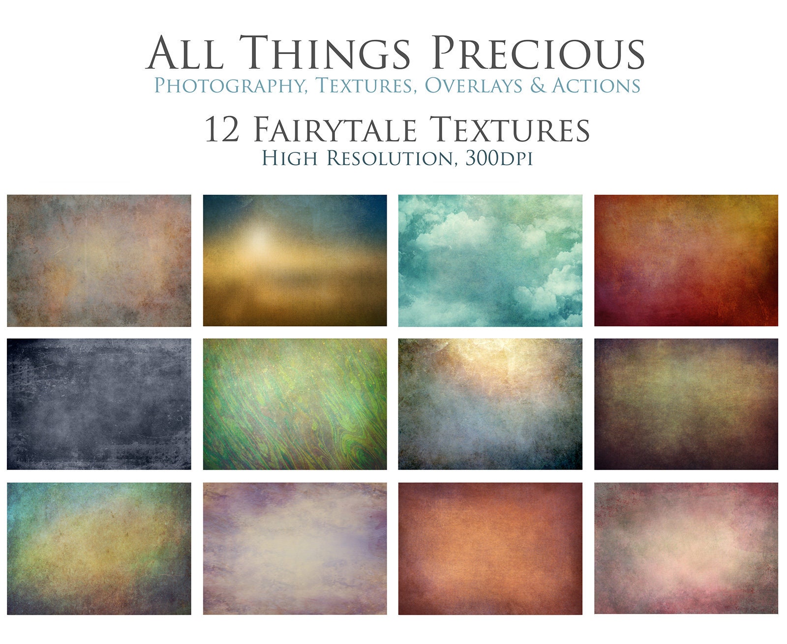 12 TEXTURES FAIRYTALE / OVERLAYS / Photography High Res / - Etsy Canada