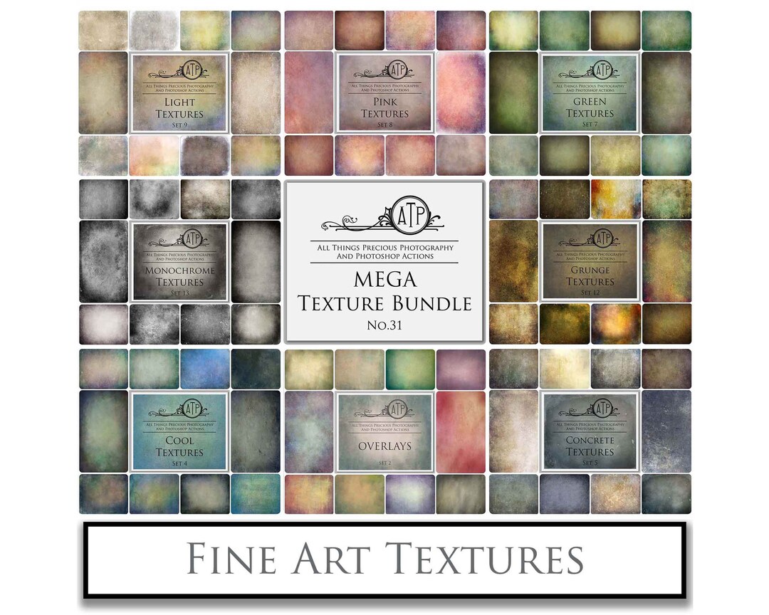 80 Digital Textures Bundle No. 31 / Photo Editing, Fine Art Texture ...