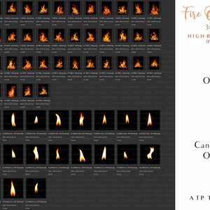 145 Fire Overlays Bundle, Fire Ring, Fire Circle, Fireball, Candle ...