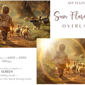Sun Flare Halo Ring Overlays, Set 2. Jpeg Overlay for Photography ...