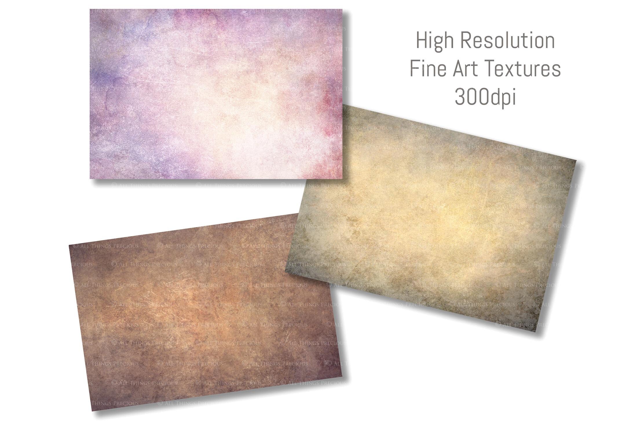 10 Fine Art TEXTURES - LIGHT Overlays Set 8 / Photography, High Res ...