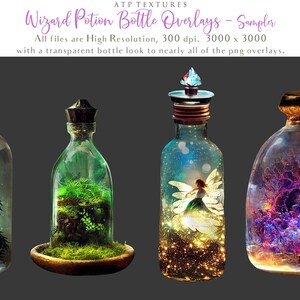 Png Overlays - WIZARD POTION BOTTLES - Set 2 / Photo Overlay, High ...