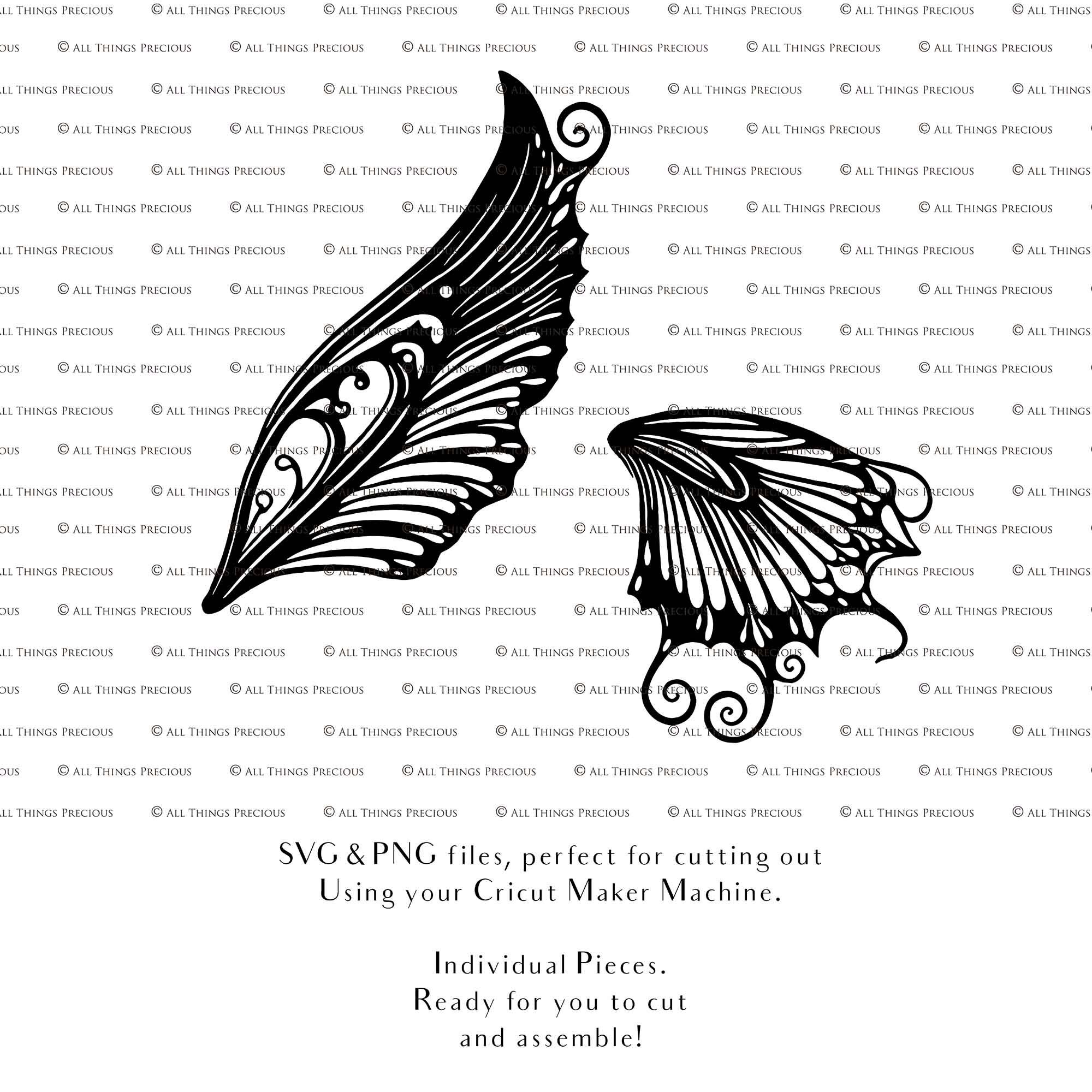 Tattoos Wings Fairy Side View