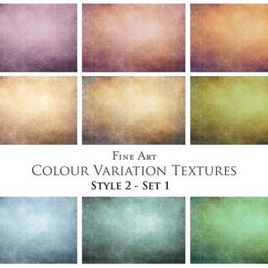 36 FINE ART TEXTURES - Colour Variation Set 1 - Photo Texture ...