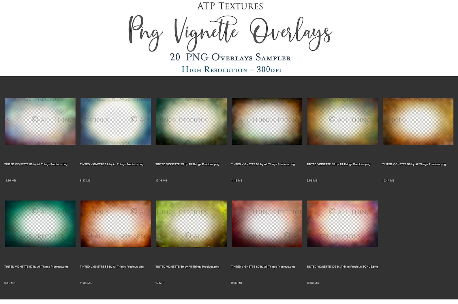 Png OVERLAYS - Tint Vignette No. 3 / Photo Overlay, Texture Overlay ...