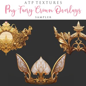 10 PNG OVERLAYS - Faery Crown Set 1 / Photo Overlay, AI Clipart ...
