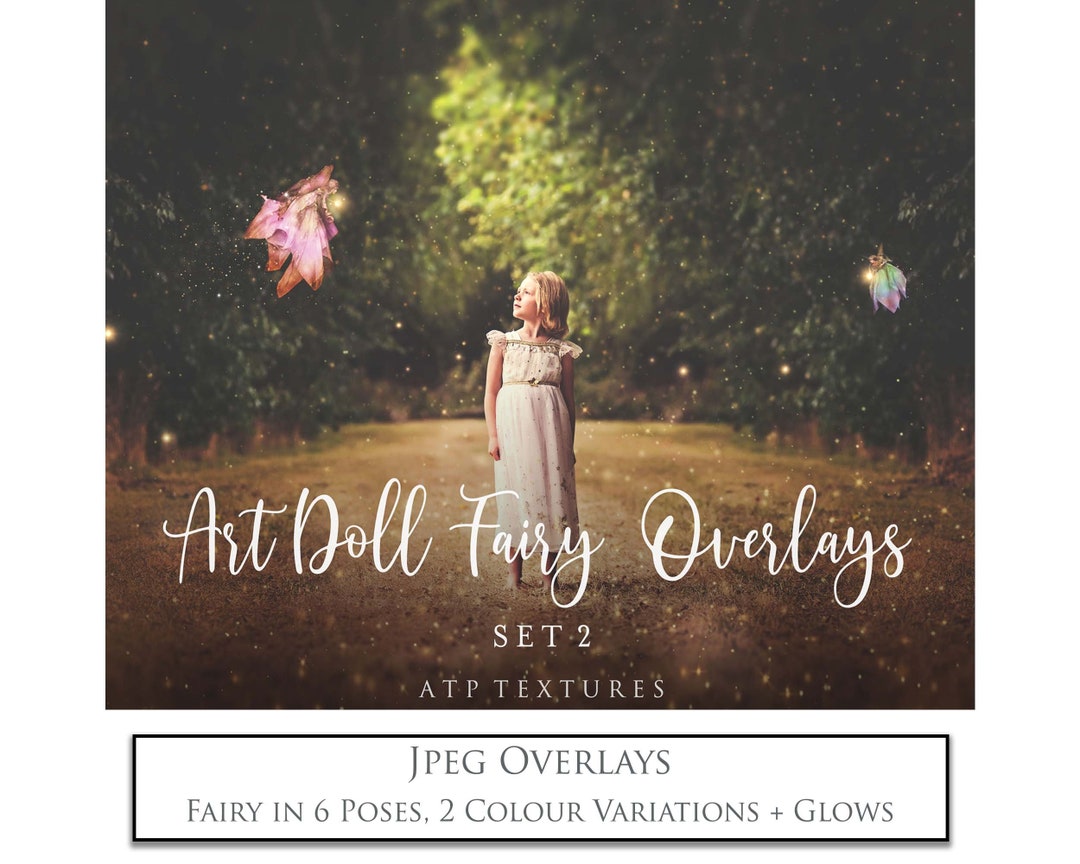 DIGITAL OVERLAYS - FAIRY Overlay, Art Doll 2 - Real Faery, Glows ...