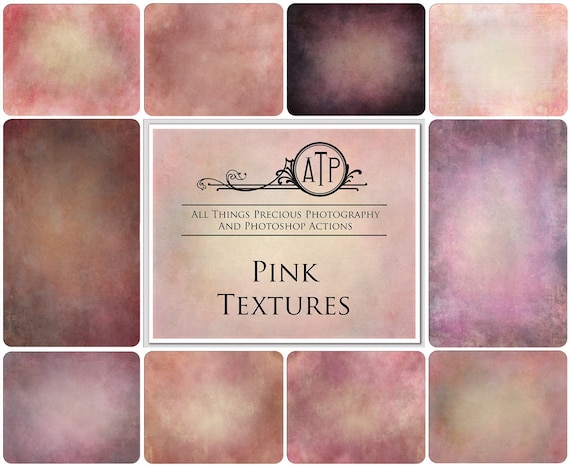 Fine Art TEXTURES - PINK Set 1 / Photography Texture, Digital ...