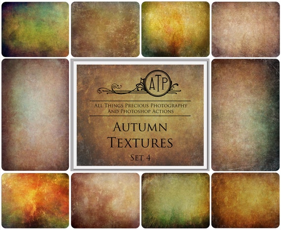 DIGITAL TEXTURES - AUTUMN / Fall Set 4 / Overlays, Photography Texture ...