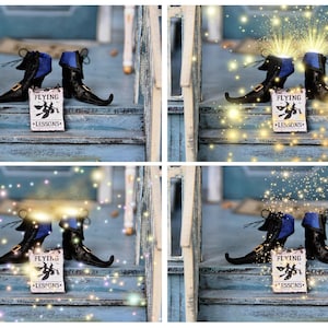 60 Photo OVERLAYS Magical, Book Magic / Glow Overlay, Photoshop, Flare ...