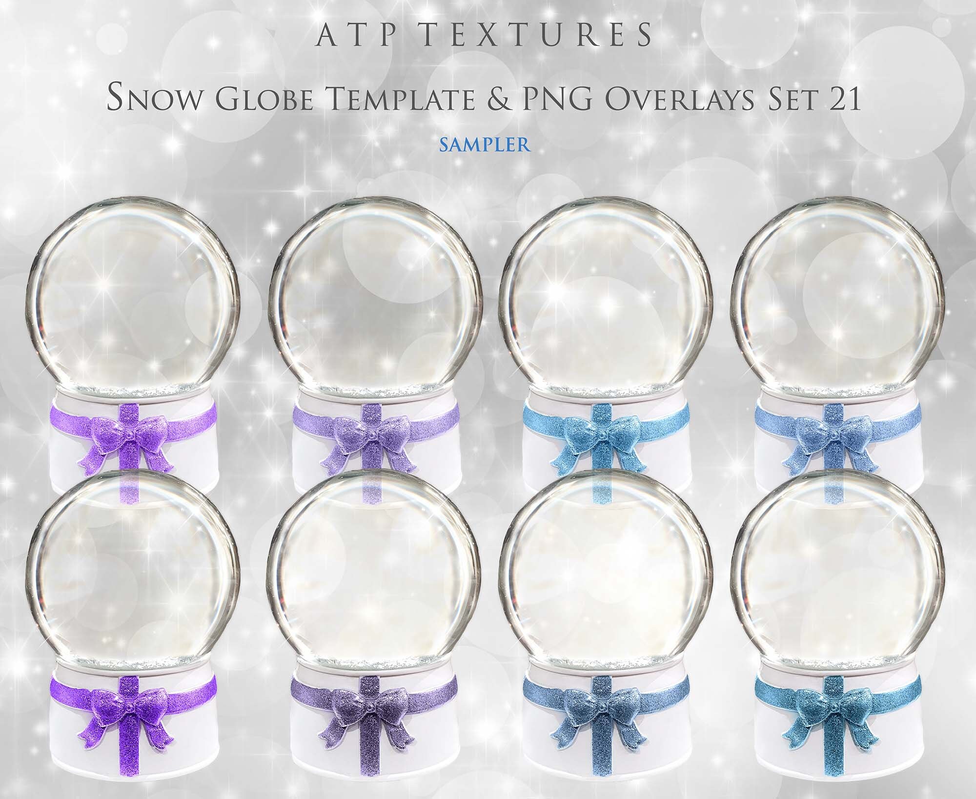 PNG CLIPART Digital Snow Globe PSD Template No.18 / - Etsy Canada