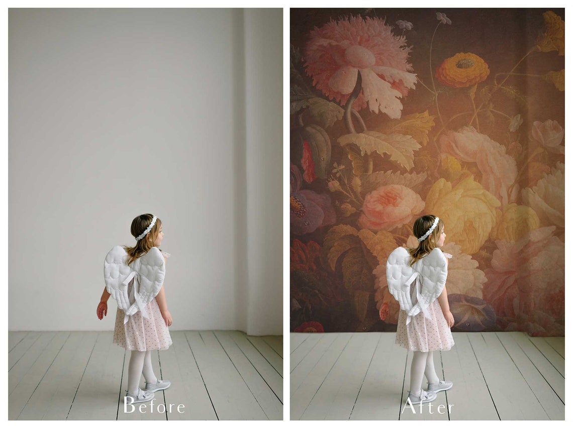 10 Fine Art TEXTURES - Old Masters FLORAL, Flower Background Set 11 ...