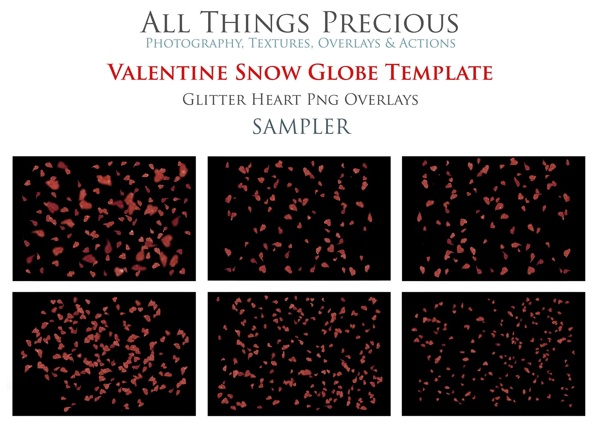 Digital Snow Globe Png Clipart Valentine Overlays Psd - Etsy