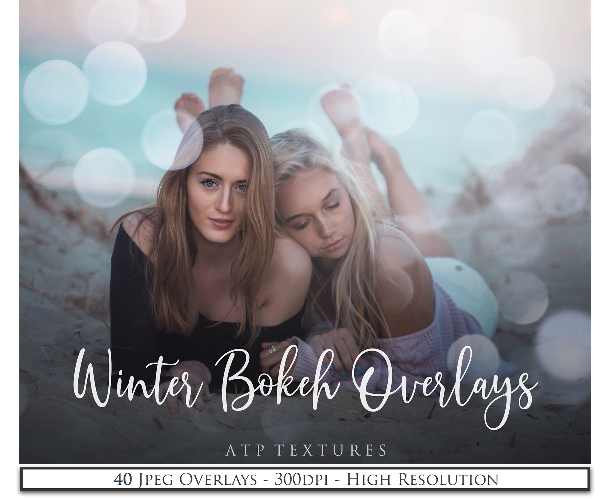 Digital OVERLAYS 40 Winter BOKEH Overlay Bokeh Background | Etsy