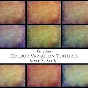 36 FINE ART TEXTURES - Colour Variation Set 5 - Photo Texture ...