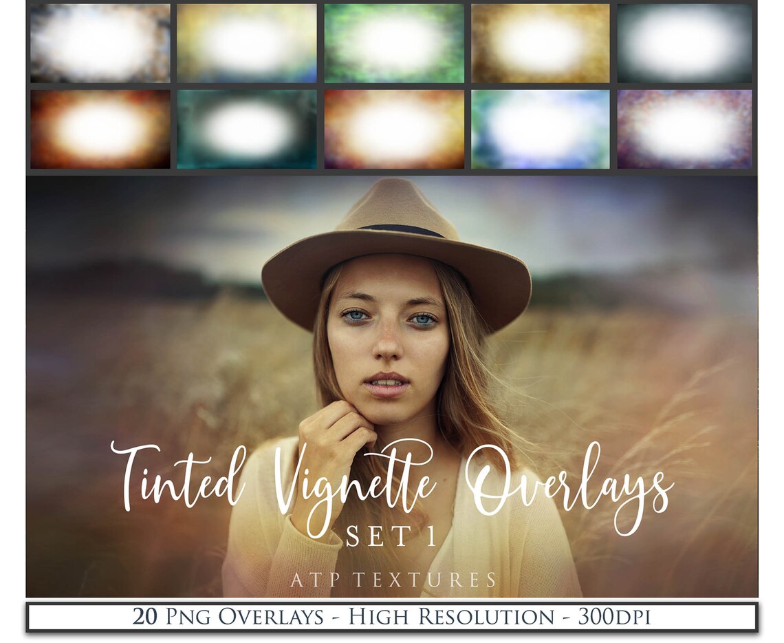 Png OVERLAYS Tint Vignette No. 1 / Photo Overlay Texture - Etsy