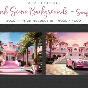 24 Ai Digital Backgrounds - PINK MOVIE SCENE - Photo Background ...