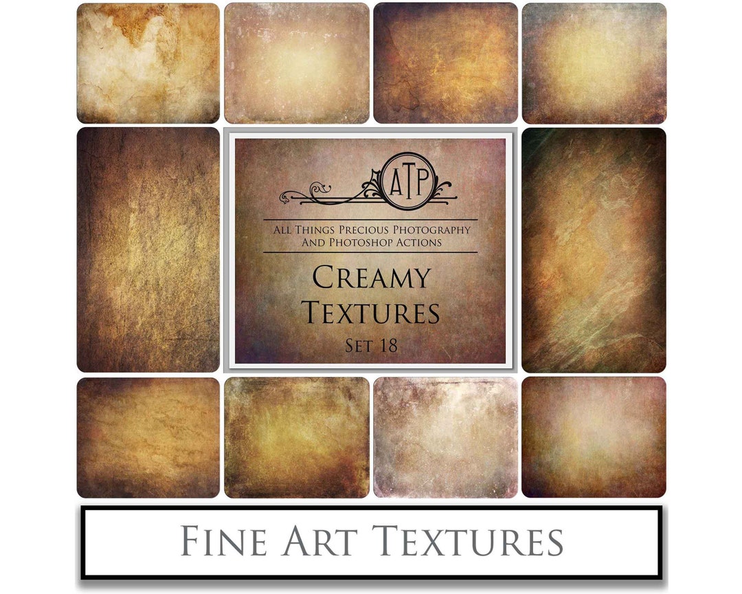 10 FINE ART TEXTURES - Creamy Set 18 / Photo Overlays, Photography ...