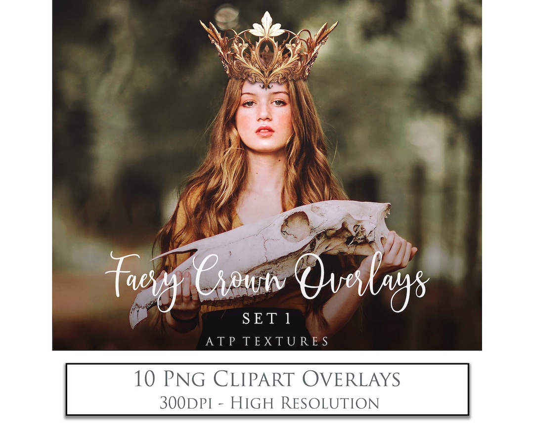 10 PNG OVERLAYS - Faery Crown Set 1 / Photo Overlay, AI Clipart ...