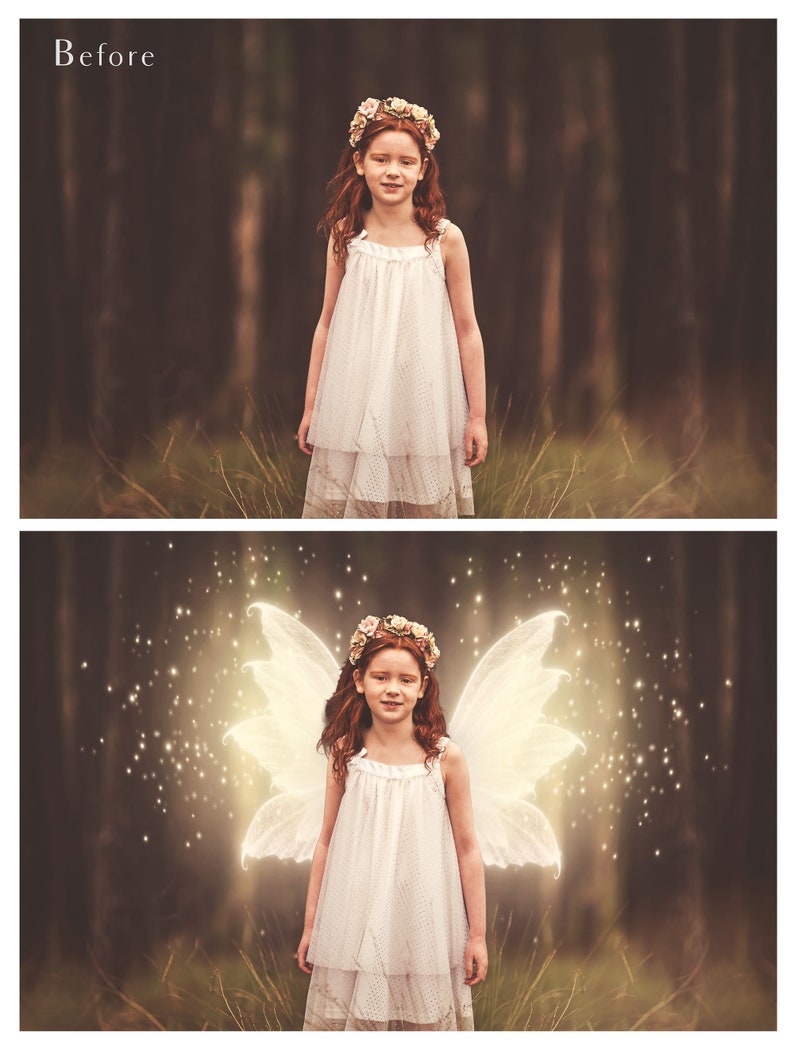25 Fairy Wing Overlays GLOW & SPARKLE Set 1 / PNG Photo - Etsy Australia