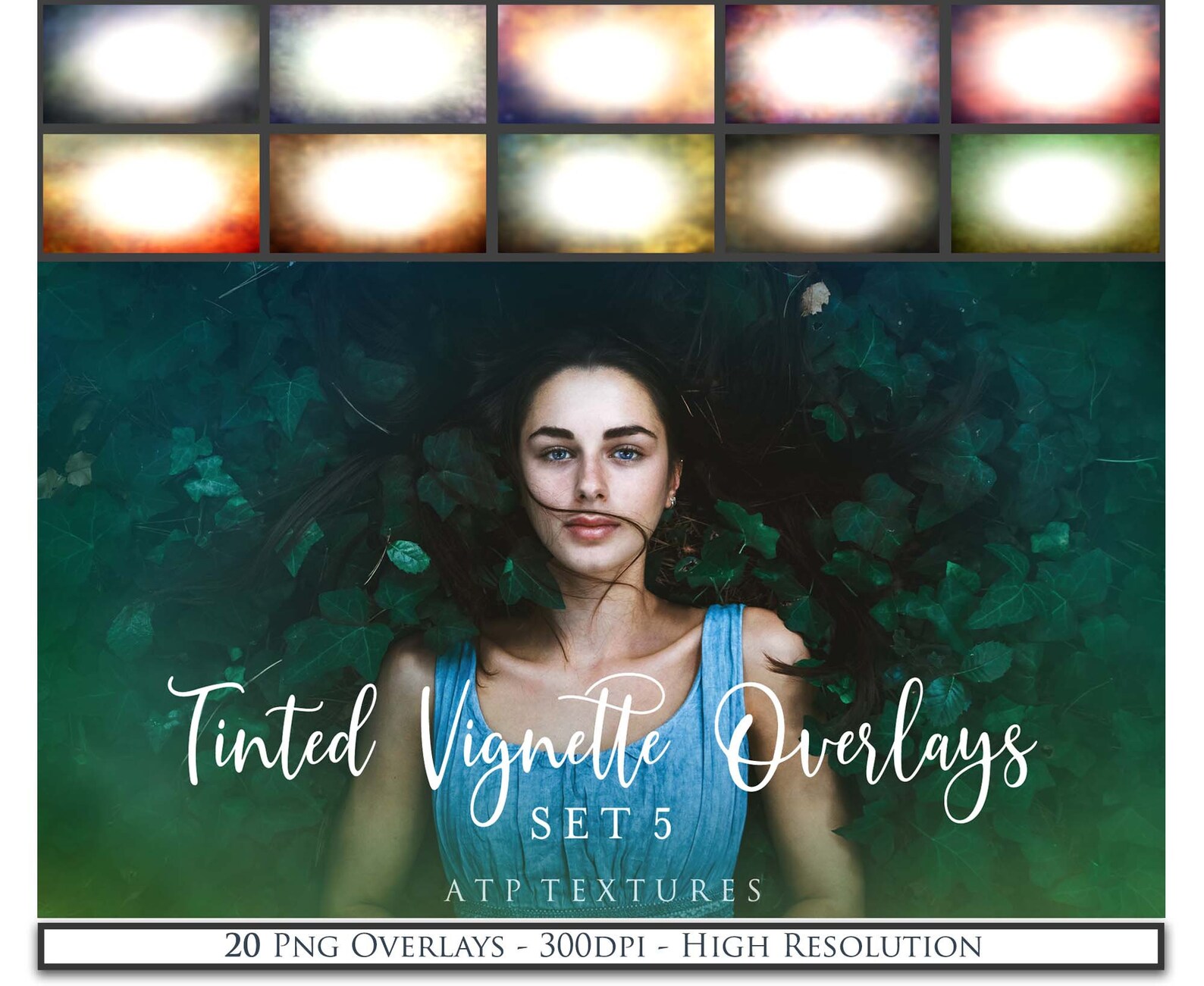 Png OVERLAYS Tint Vignette No. 5 / Photo Overlay Texture | Etsy