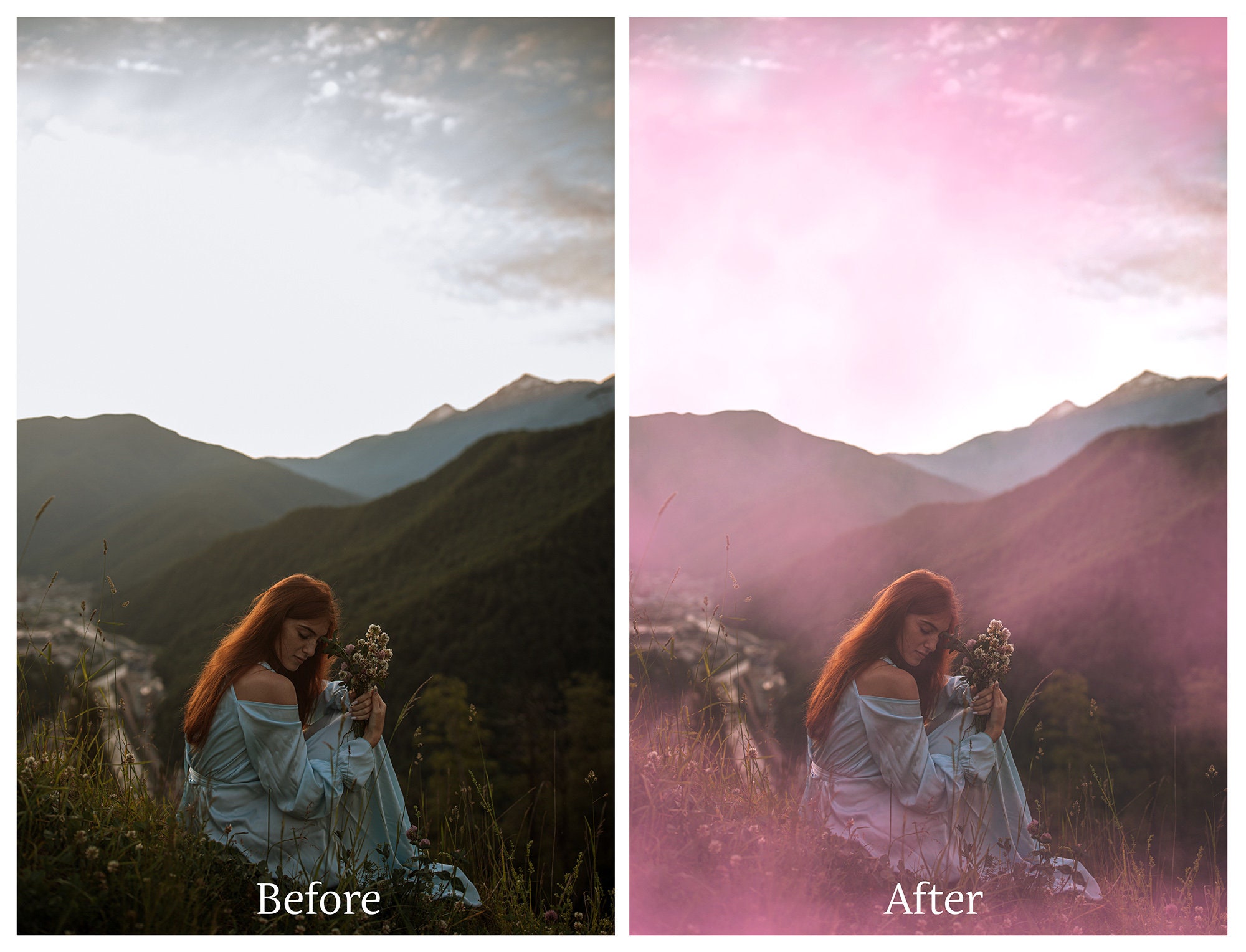 55 PHOTO OVERLAYS Pink FOG Png Overlays Photoshop Edit | Etsy